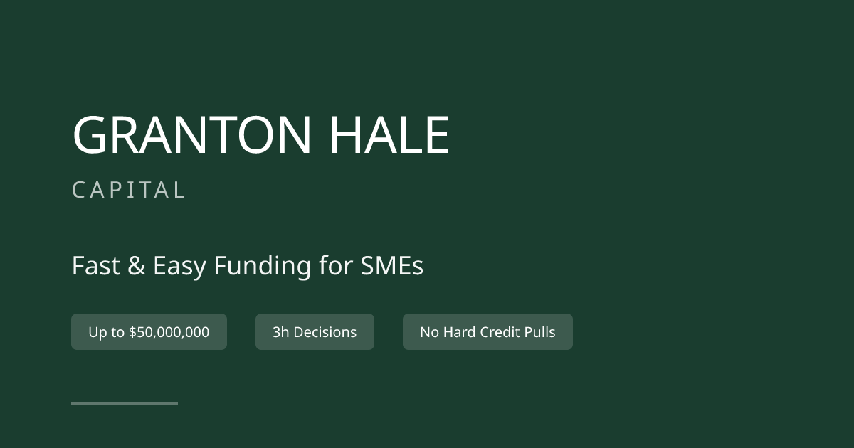 Retail Business Funding | Granton Hale Capital | Granton Hale